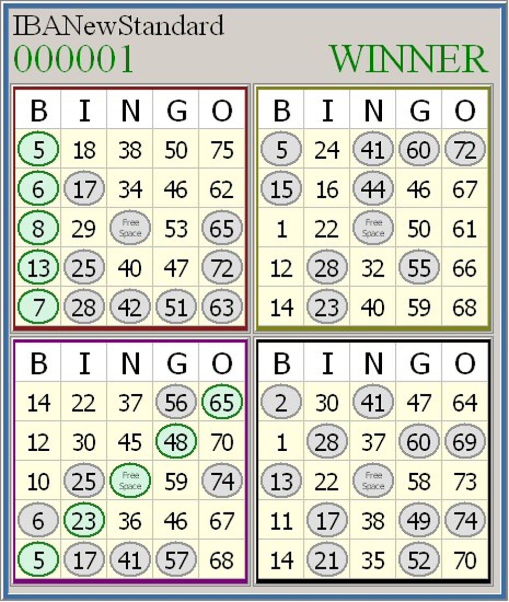 IBA Bingo Flashboard - Download
